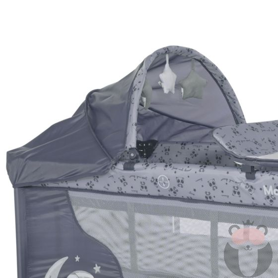 Lorelli Детска кошара MOONLIGHT 2 Нива Плюс, Mellow Rose Fellows - Tediko.bg