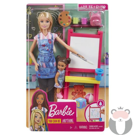 Комплект Mattel BARBIE Учител по рисуване - Tediko.bg