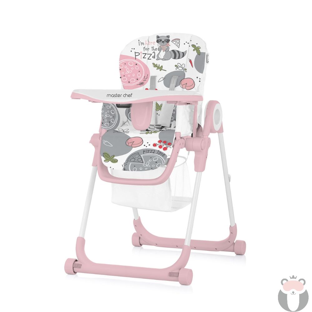 Chipolino Детско столче за хранене "MASTER CHEF", Фламинго - Tediko.bg