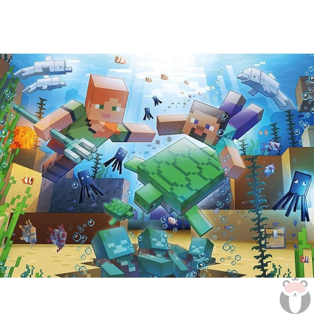 Minecraft Пъзел Mosaic 1000 части - Tediko.bg