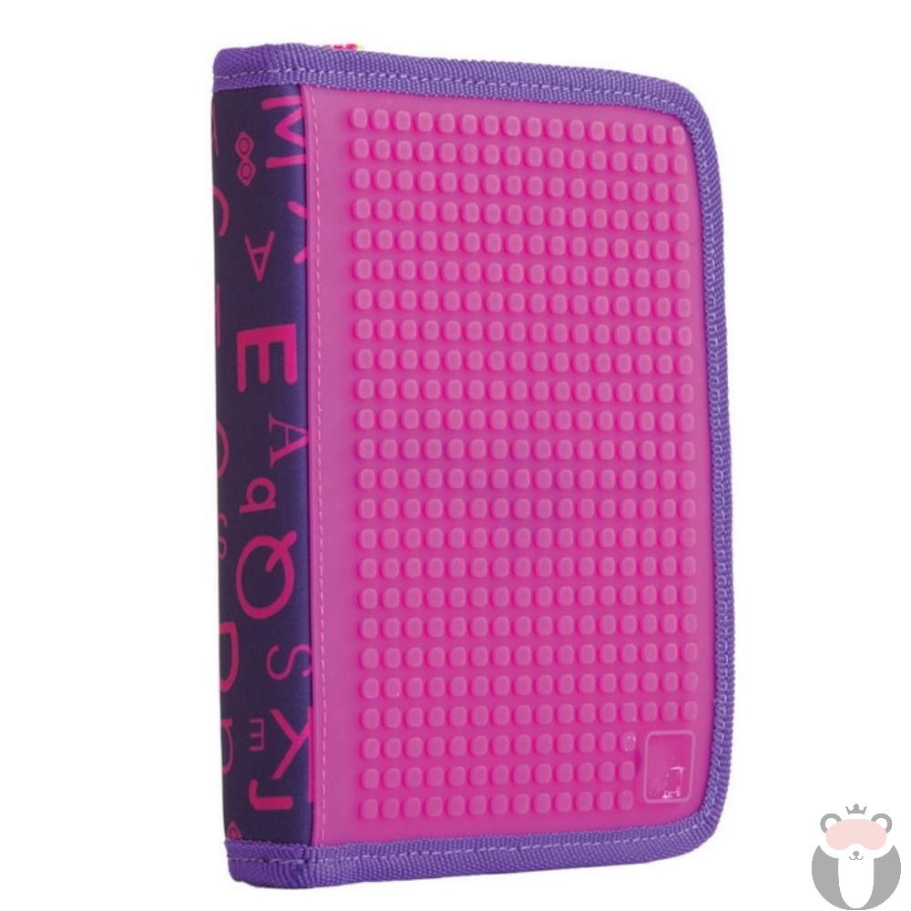 Несесер за моливи Pixie Crew PXA04, Лилав букви - Tediko.bg