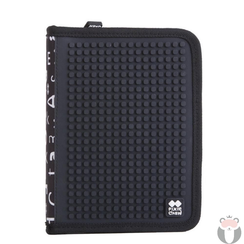 Несесер за моливи Pixie Crew PXA04, Черен с букви - Tediko.bg