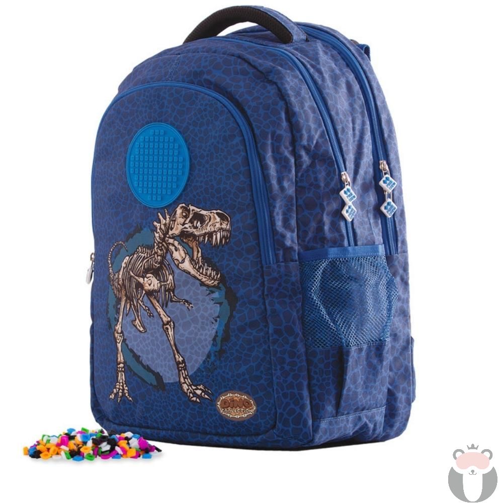 Раница Pixie Crew PXB06, DINO/Синя - Tediko.bg