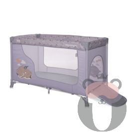 Lorelli Детска кошара MOONLIGHT 1 Ниво Grey Dream - Tediko.bg