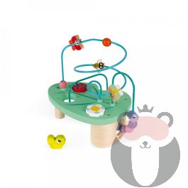 Janod Спирала с мъниста - Гъсеница и Сие - Tediko.bg