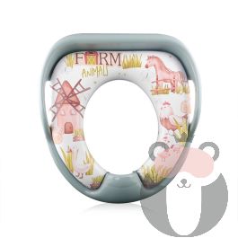 Lorelli Мека тоалетна седалка, "FARM" Green - Tediko.bg