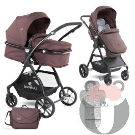 Lorelli Комбинирана детска количка STARLIGHT, Beige - Tediko.bg