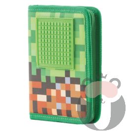 Несесер за моливи Pixie Crew PXA04, Mine&Craft/Зелен - Tediko.bg